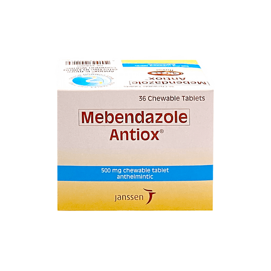 Buy Antiox mebendazole 500mg chewable tablet 1's online with MedsGo ...